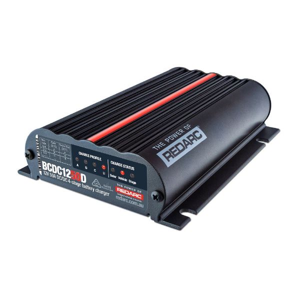 DC to DC Battery Chargers: Redarc BCDC-1250D Dual Input 50A In-Vehicle ...