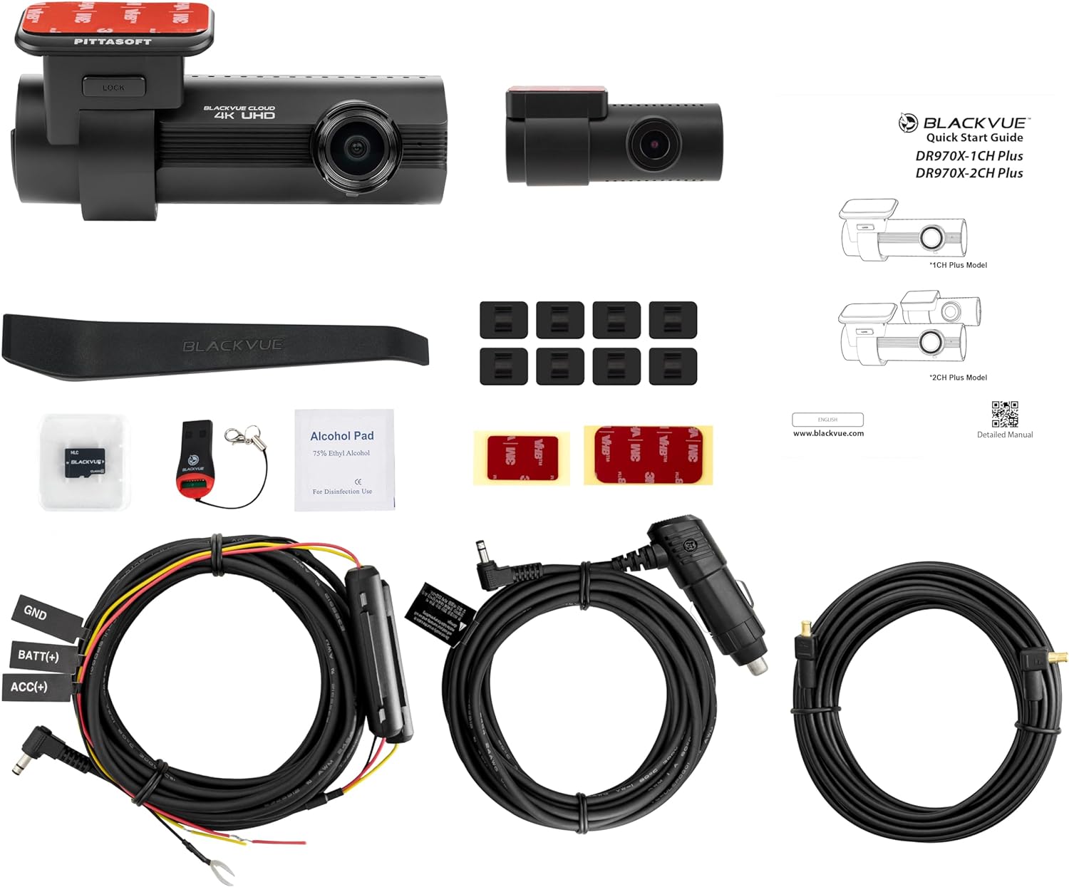 Dash Cameras: BlackVue DR970X-2CH-PLUS 4K UHD Dual Channel Dash Camera